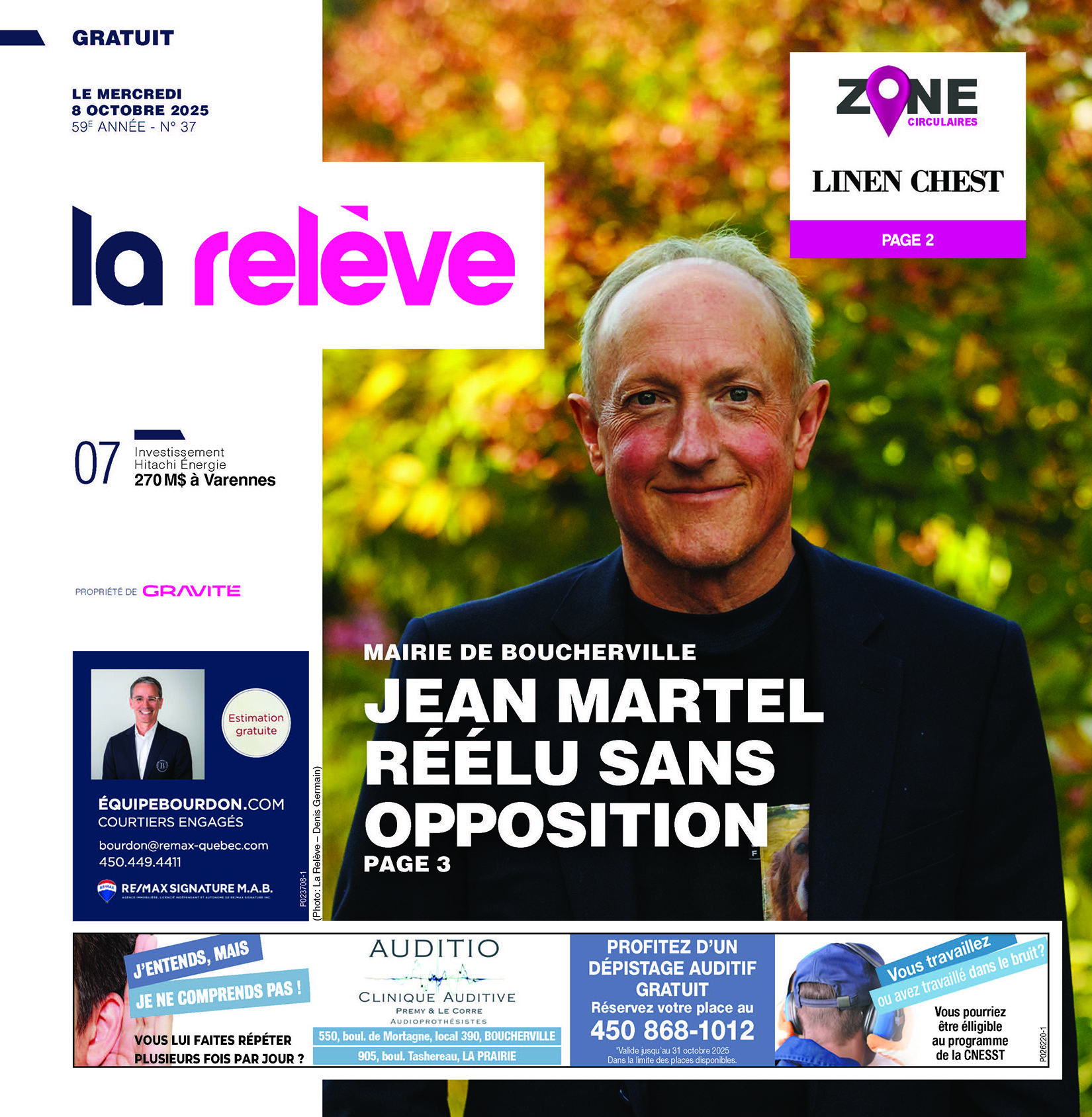 Journal La Relève - 8 octobre 2025 - Journal La Relève